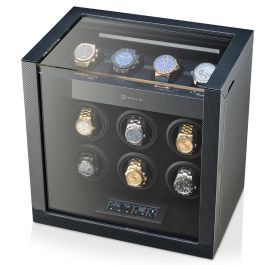 6 Watch Winder OW-06 with Storage Compartment and Interior Light